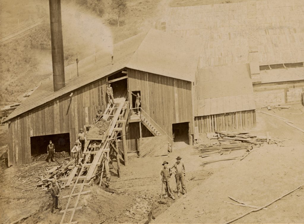 Gilman Mines, ore washed and sorted INSET of lower left corner – Pierce ...